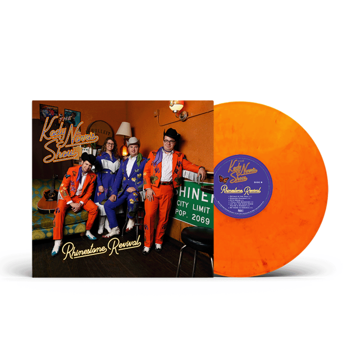 Rhinestone Revival LP (Limited Edition Orange Vinyl) – The Kody Norris Show